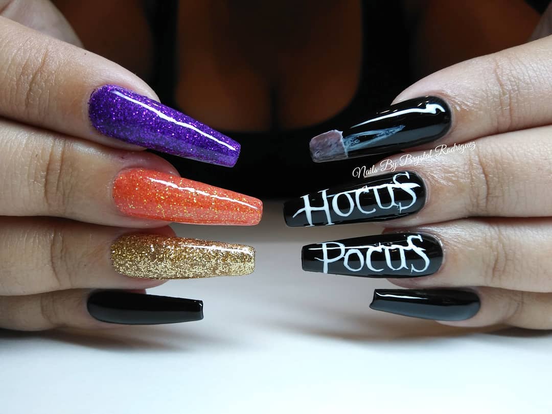 Hocus Pocus Nails: Spellbinding Designs For Fans Of The Sanderson ...