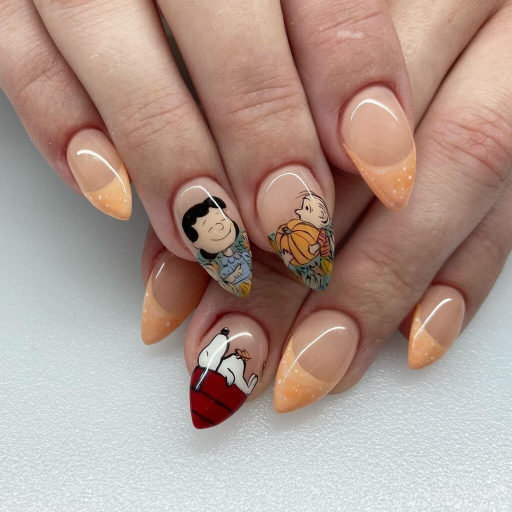 Snoopy Fall Nails: The Ultimate Guide To Festive Peanuts-Inspired Nail ...