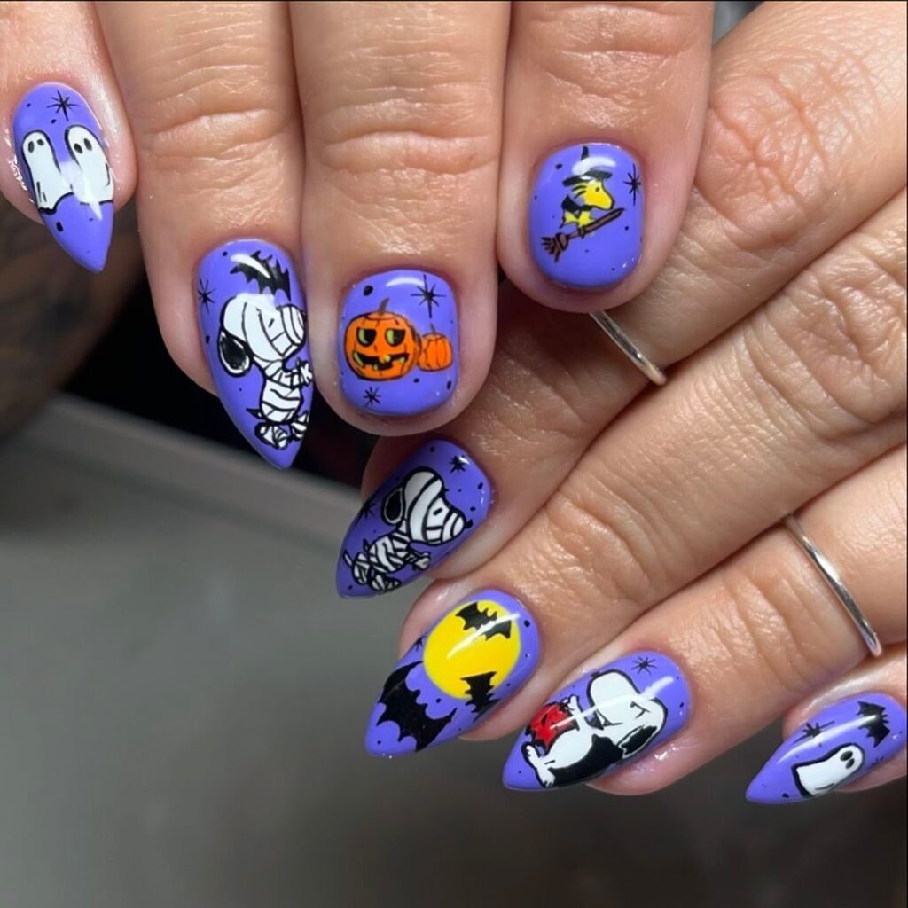 Snoopy Fall Nails: The Ultimate Guide To Festive Peanuts-Inspired Nail ...
