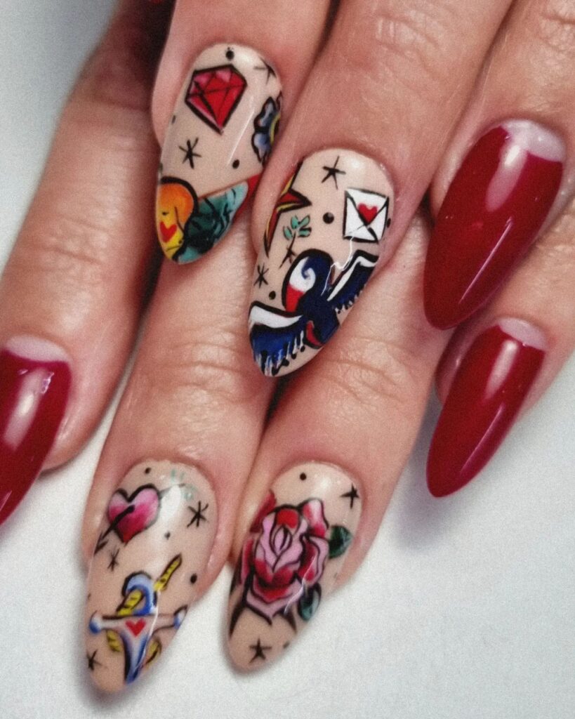 Tattoo Nail Art: Ink Your Nails With Edgy, Timeless Designs! - Dream ...