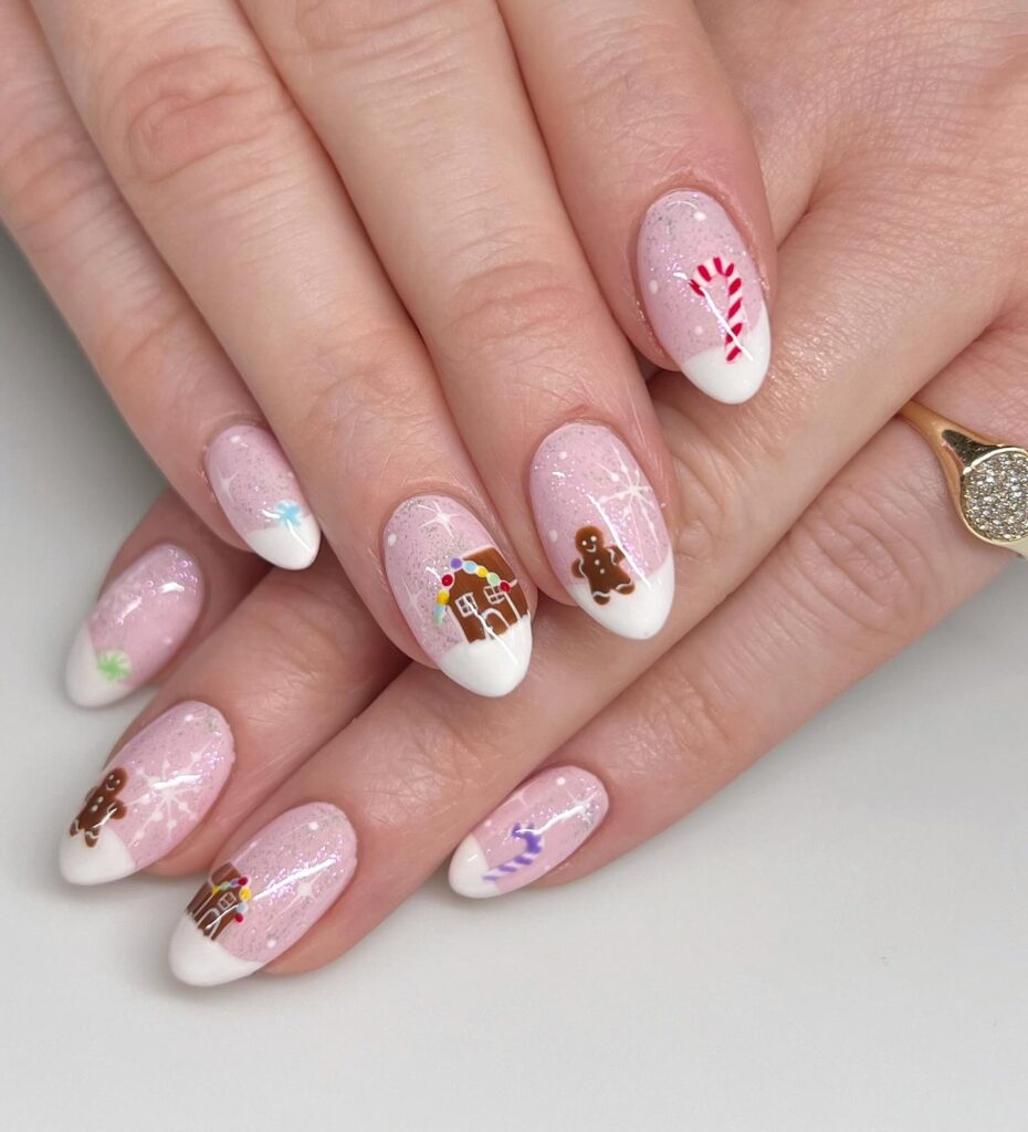 Sweeten Up Your Holidays With Gingerbread Nail Art - Dream Manicures