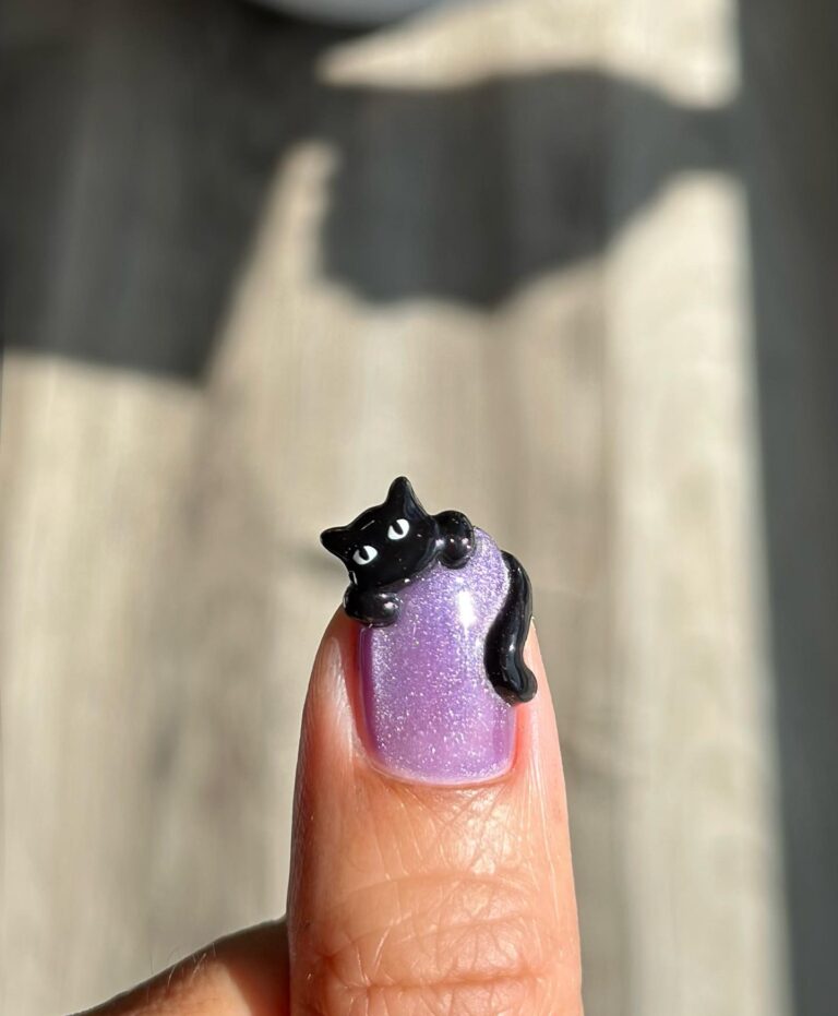 Purr-fectly Fierce: Cat Nail Art Inspo For Your Inner Feline - Dream ...