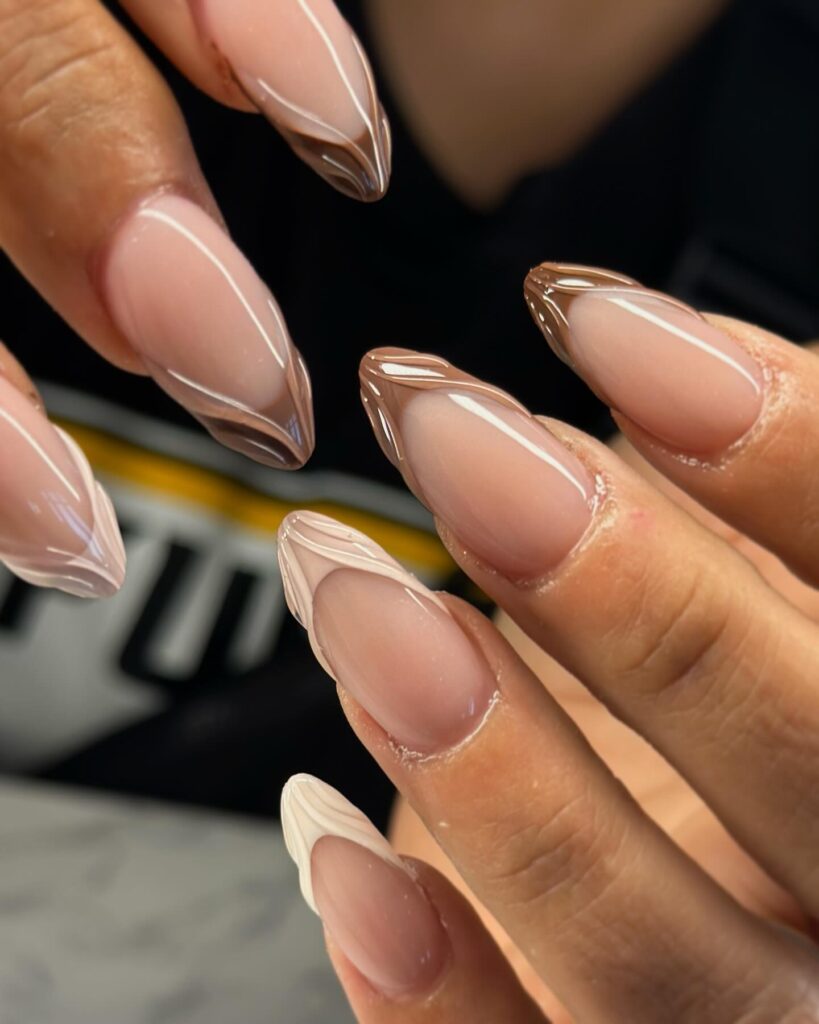 Mocha Mousse Nails: The Color Of 2025 Is Brewing Up Inspiration - Dream ...