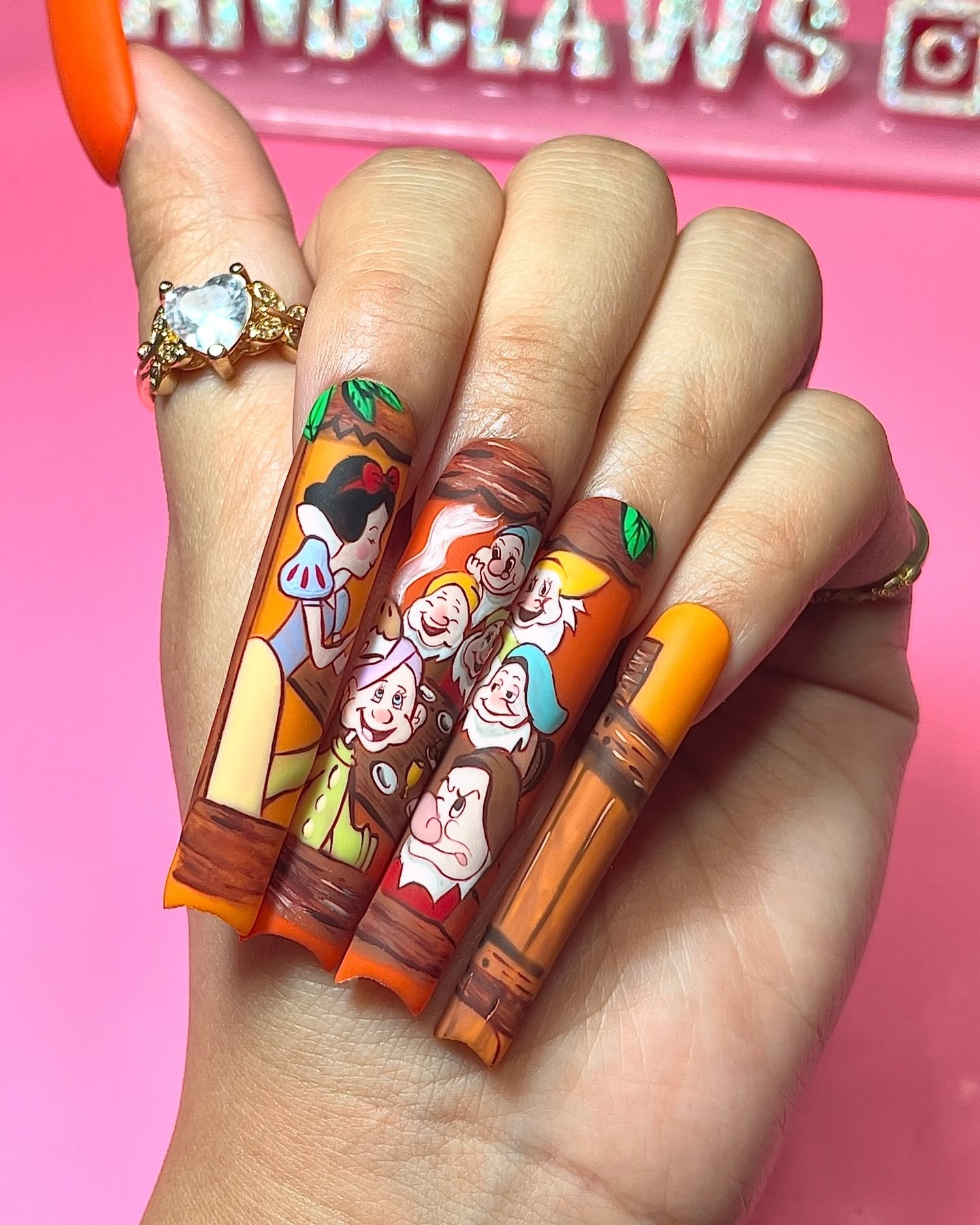 Snow White Nails: Enchanting Designs To Celebrate The Fairest Of Them ...